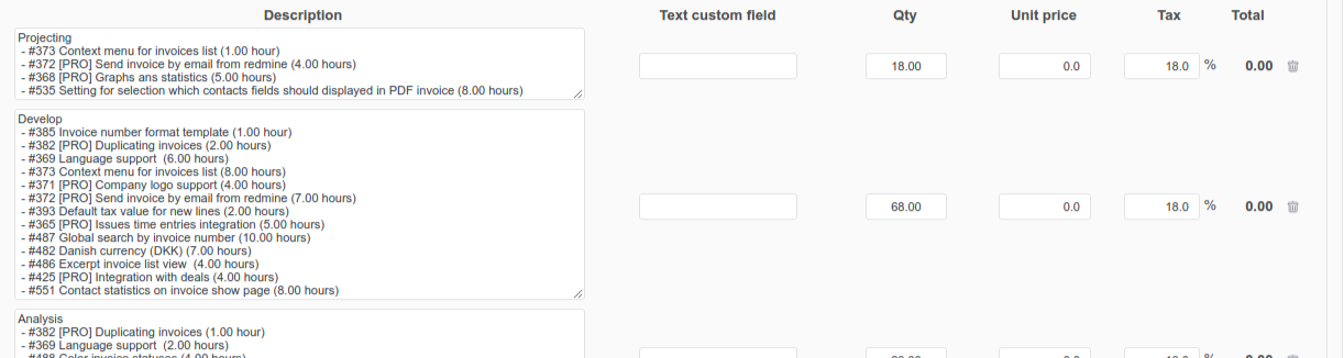 Create and Manage Invoices | RedmineUP Help | Invoices plugin documentation